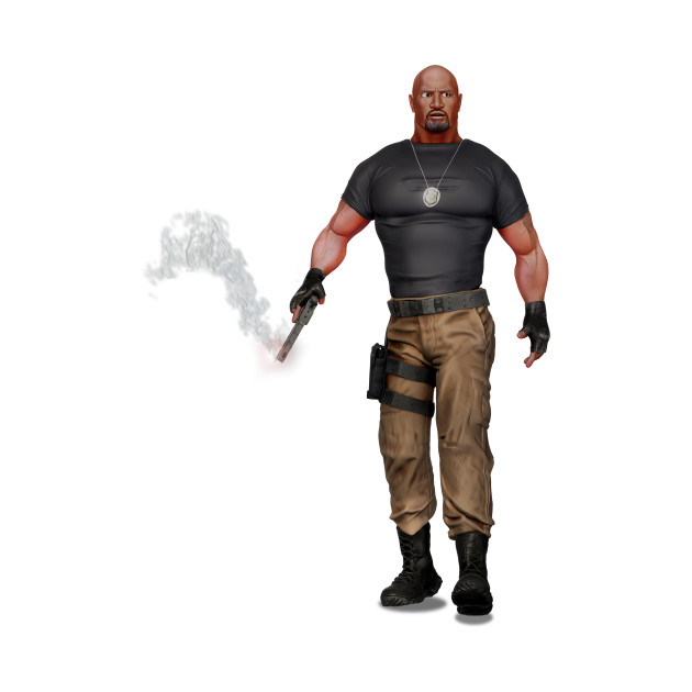 Agent Luke Hobbs - Fast And Furious - T-Shirt | TeePublic