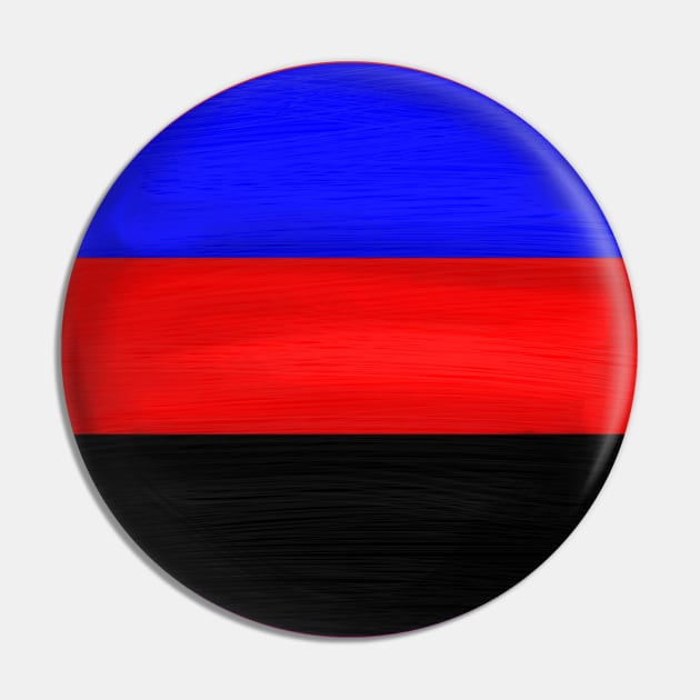 Polyamorous pride flag colours circular - Polyamorous - Pin | TeePublic