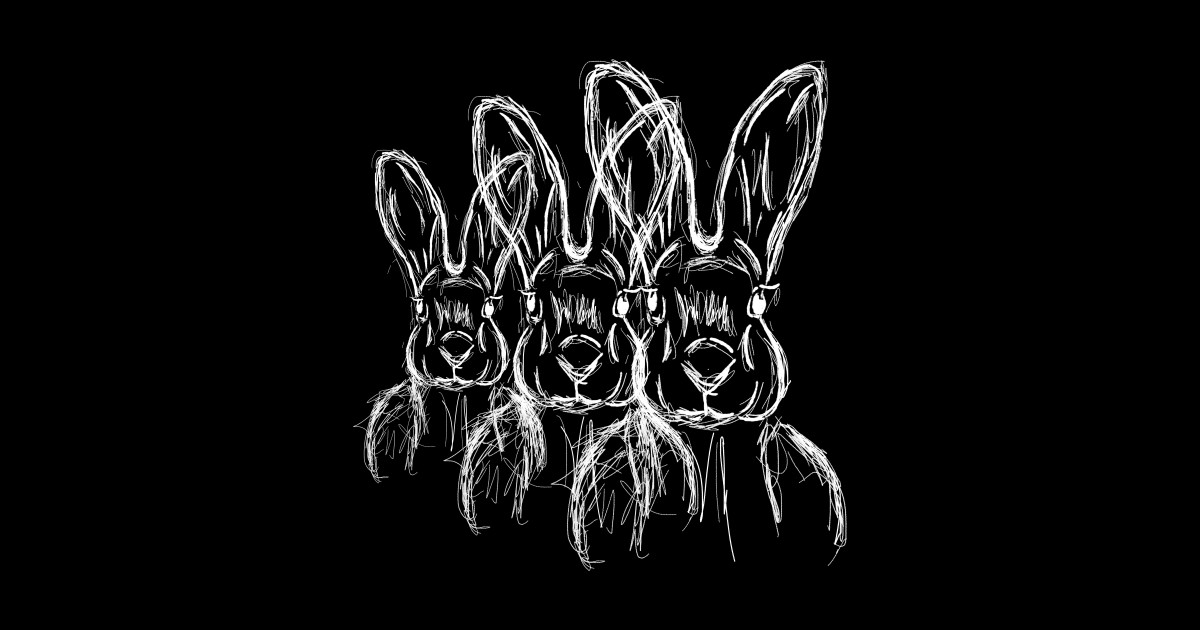 Rabbits - Rabbits - Sticker | TeePublic