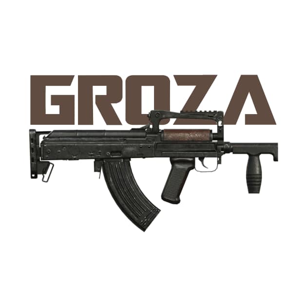 Assault Rifle Groza - Rifles - T-Shirt | TeePublic