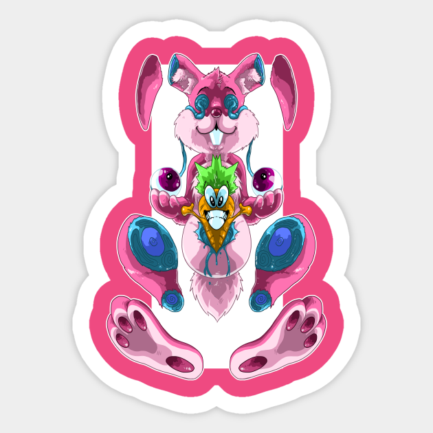 Bunny Candy Gore - Bunny - Sticker | TeePublic