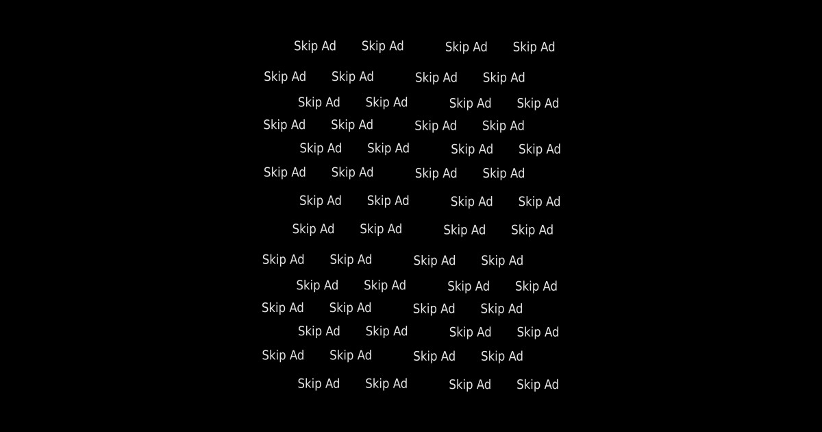 Skip Ad - Skip Ad - Sticker | TeePublic