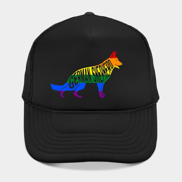 Rainbow German Shepherd Pride - Pride Month - LGBT Gifts - Pride Flag GSD - German Shepherd ...