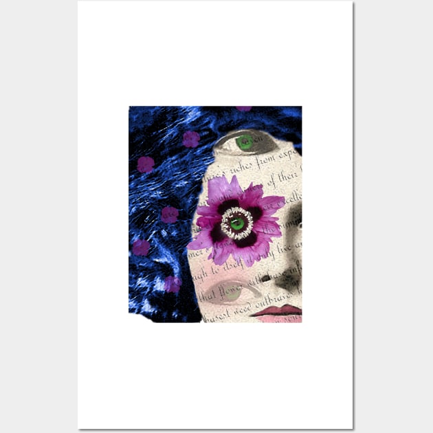 Poppy Face - Surreal - Posters and Art Prints | TeePublic