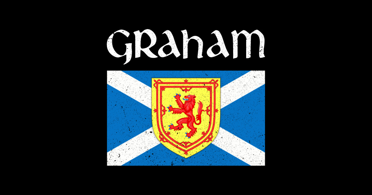 Clan Graham Scottish Clan Scotland Flag - Scottish Clan Graham - Pillow ...