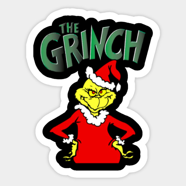 Printable Grinch Stickers