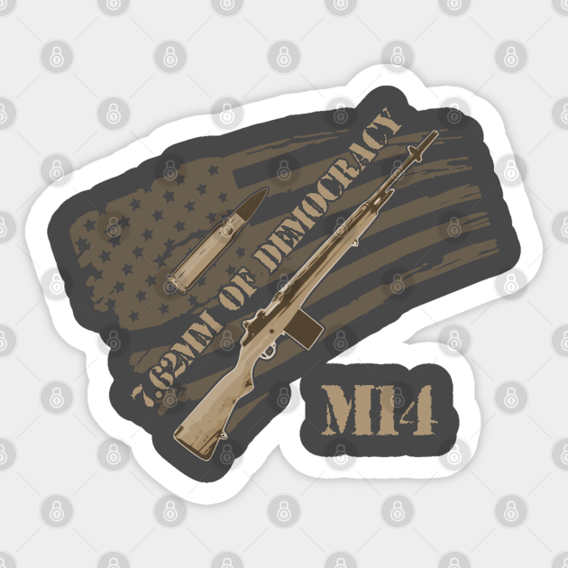 M14 RIFLE - M14 Rifle - Sticker | TeePublic