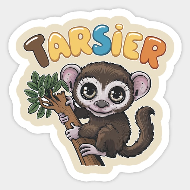 Tarsier tiny monkey lemur primate Cute Chibi Animal Bohol Philippines ...