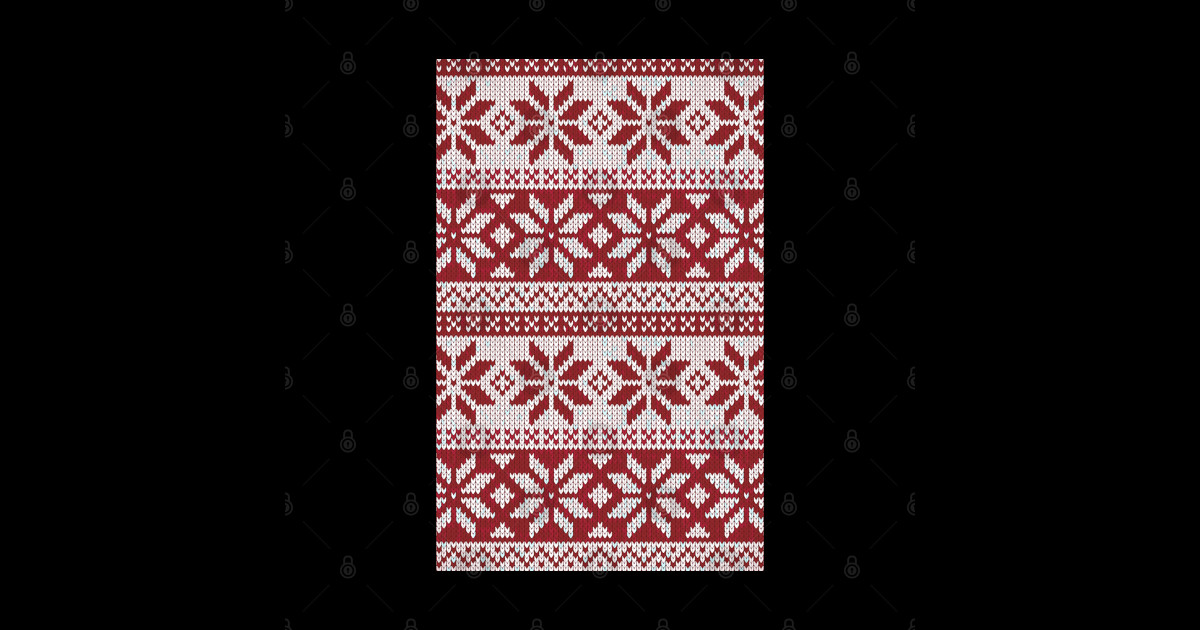 Red Crochet Pattern - Fabric Texture - Posters and Art Prints | TeePublic