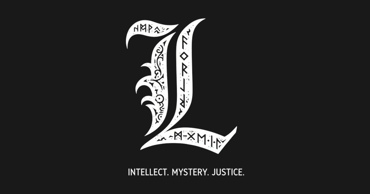 Death Note L - Death Note - T-Shirt | TeePublic