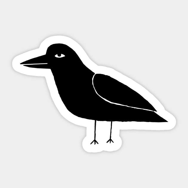 Crows and Dots - Crow - Sticker | TeePublic