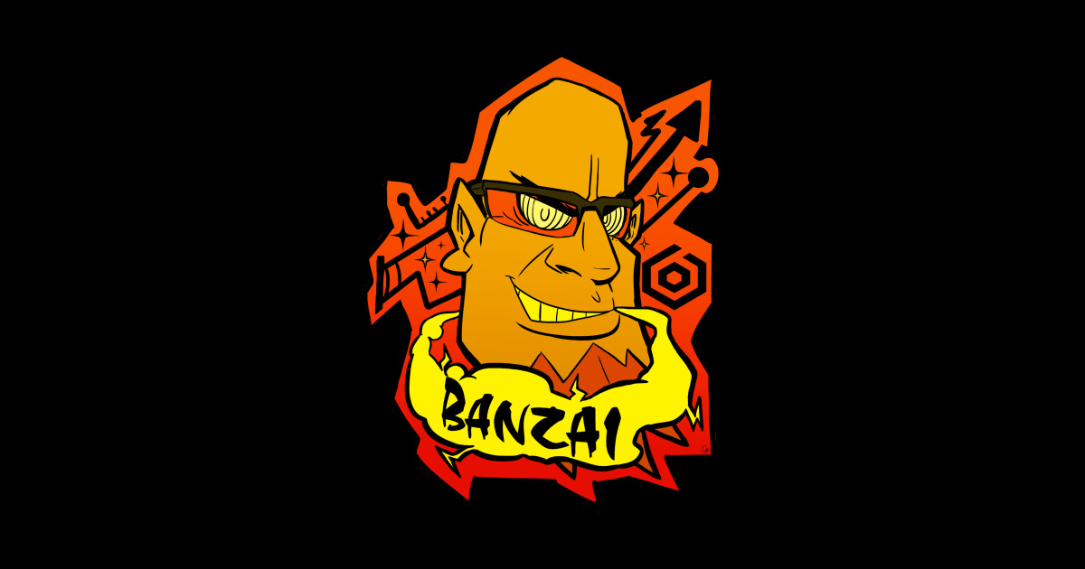 BANZAI! Goji Rokkaku gold - Jet Set Radio - Sticker | TeePublic