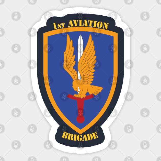 1st Aviation Brigade - 1st Aviation Brigade - Sticker | TeePublic