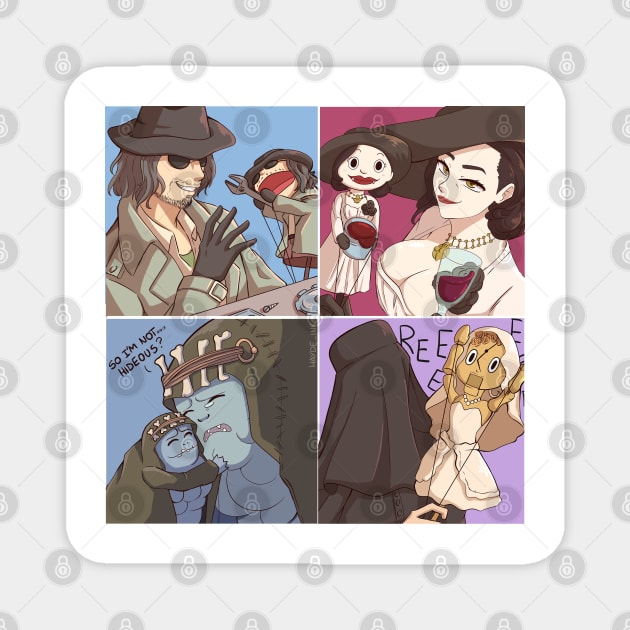 Puppet Village - Resident Evil Village - Magnet | TeePublic