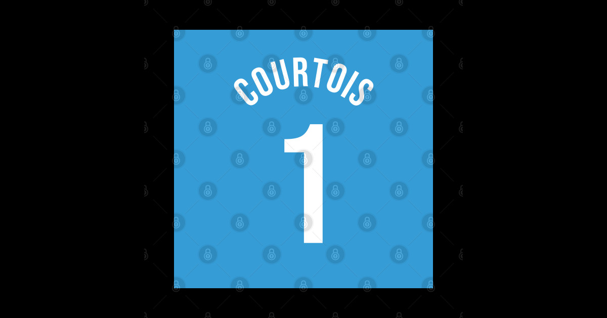 Courtois 1 Home Kit - 22/23 Season - Thibaut Courtois - Sticker | TeePublic