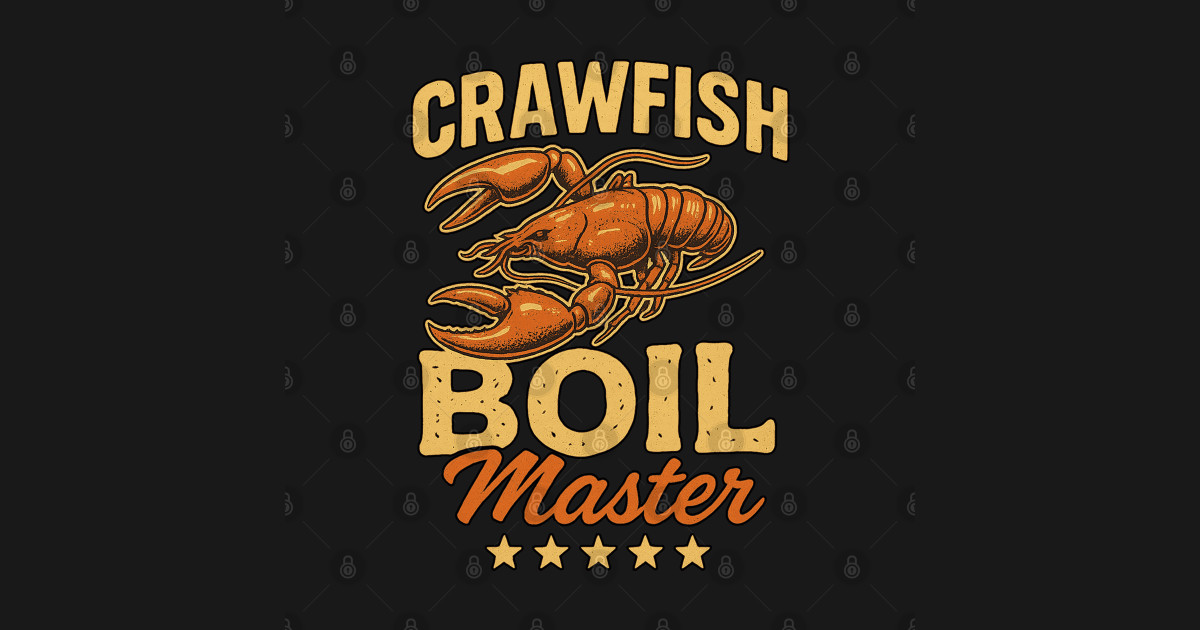 Crawfish Boil Master Vintage T-Shirt - Crawfish Boil Master - T-Shirt | TeePublic