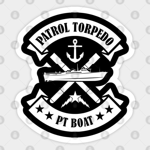 Patrol Torpedo PT Boat - Ww2 Pt Boat - Sticker | TeePublic