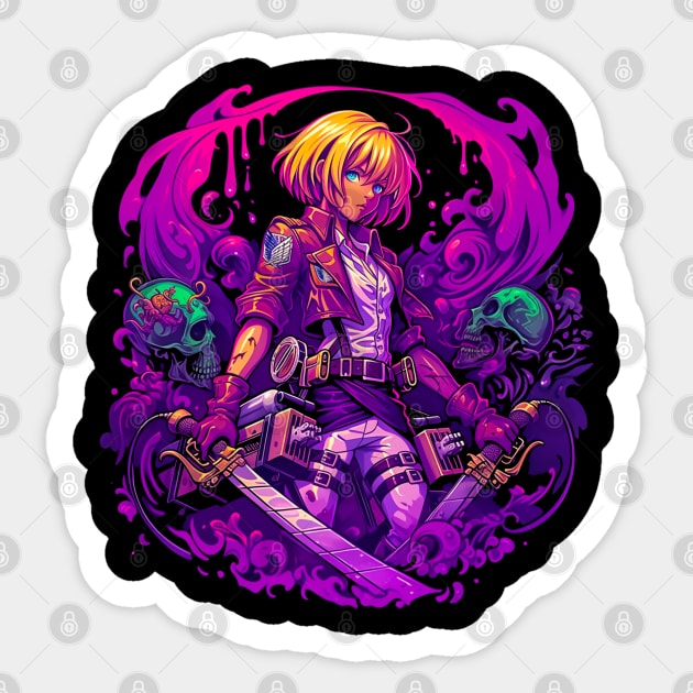 armin - attack on titan - Shingeki No Kyojin - Sticker | TeePublic