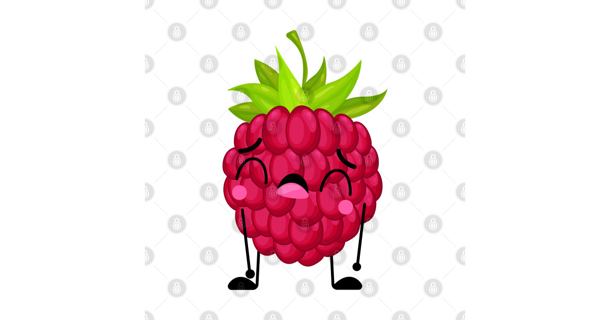 Raspberry funny sad face - Funny - T-Shirt | TeePublic