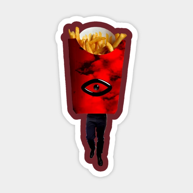 Hot Fries 1 - Fries - Sticker | TeePublic