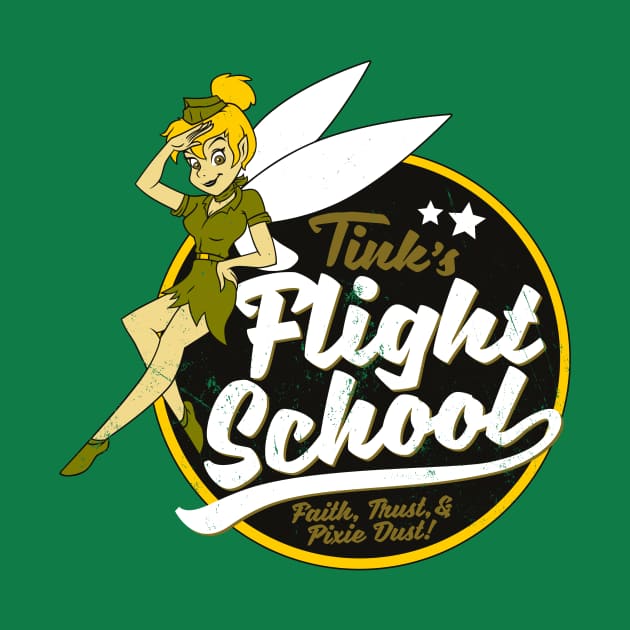 Tink's Flight School - Disteemonth - T-Shirt | TeePublic