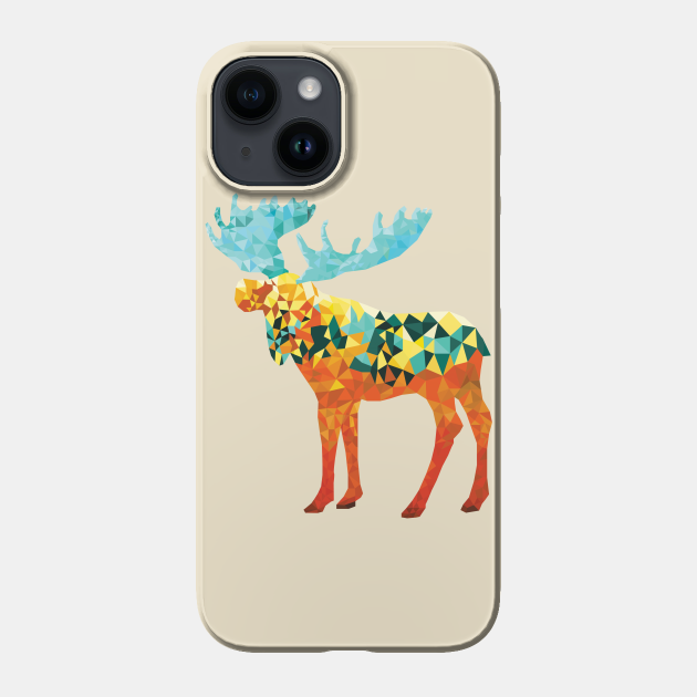 Triangimal Moose - Moose - Phone Case | TeePublic