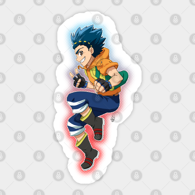 Valt Aoi Rise / GT - Beyblade Burst - Sticker | TeePublic