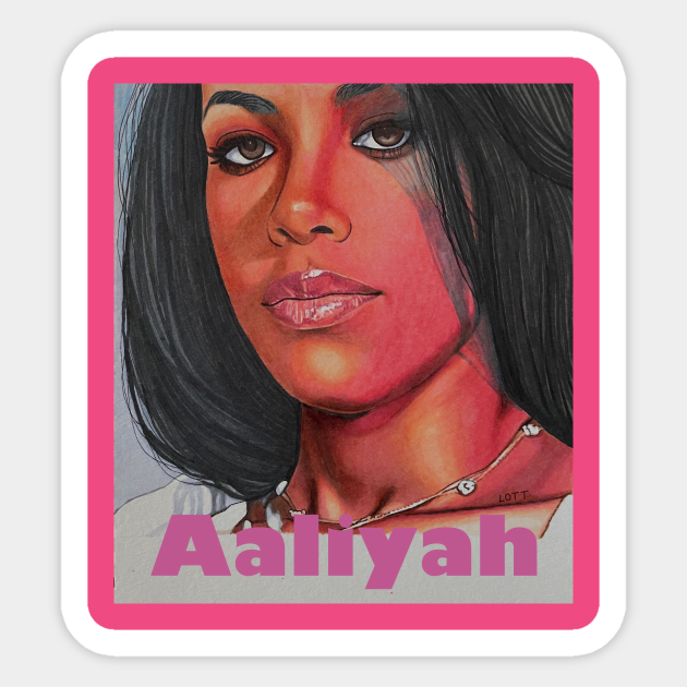 Baby Girl, better known as Aaliyah - Aaliyah - Sticker | TeePublic