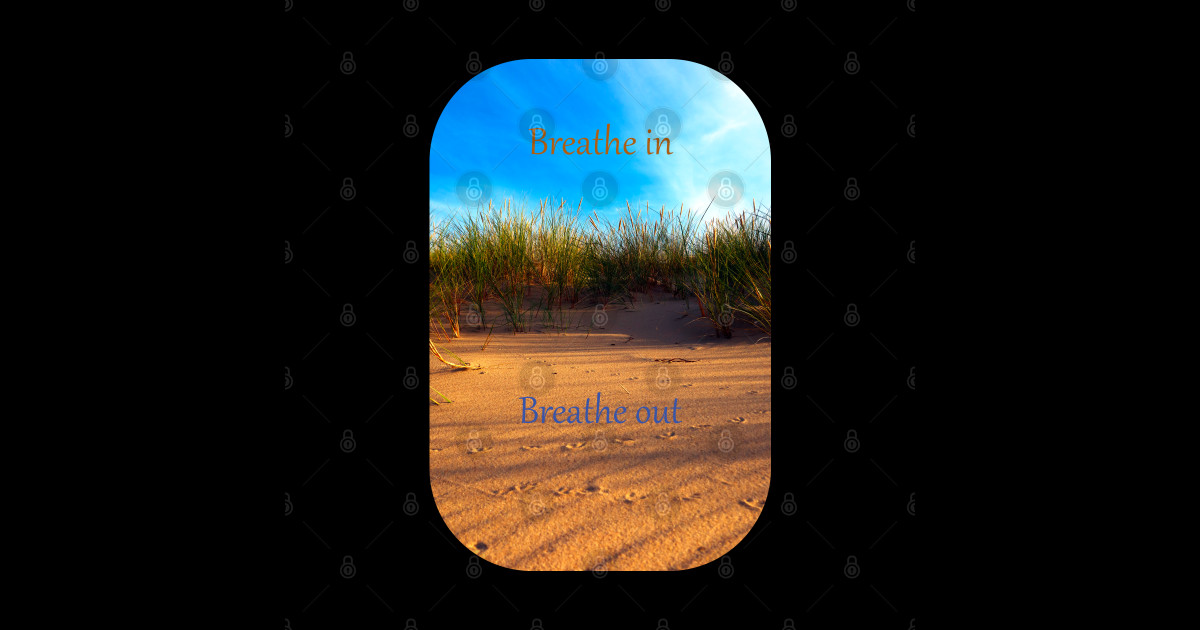 Relax - Breathe In, Breathe Out (rounded edges) - Motivational And ...