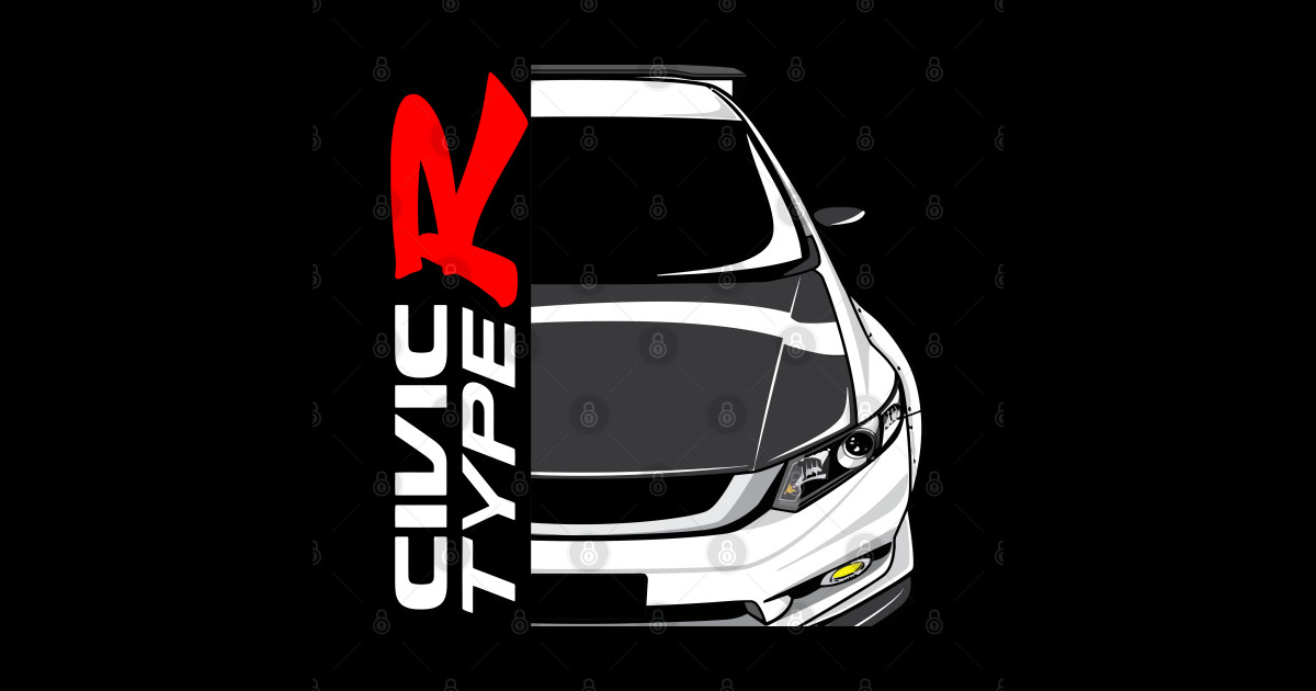 Civic Type R - Honda Civic Type R - Sticker | TeePublic