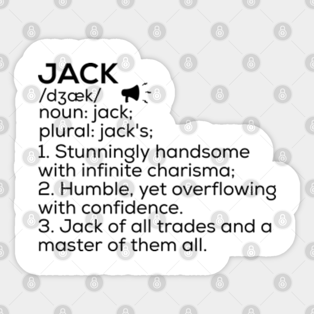 The Definition Of Jack at Justin Pope blog