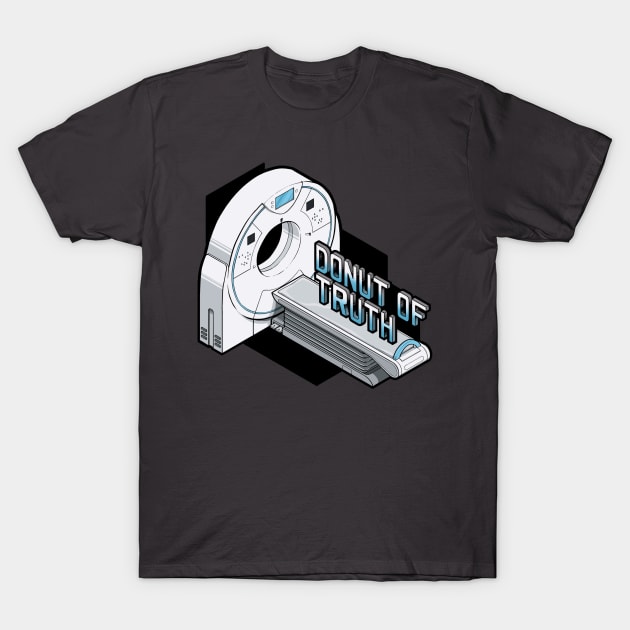 Donut of truth - CT scanner isometric illustration - Ct - T-Shirt ...