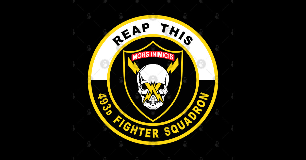 493rd Fighter Squadron - 493rd Fighter Squadron - Sticker | TeePublic