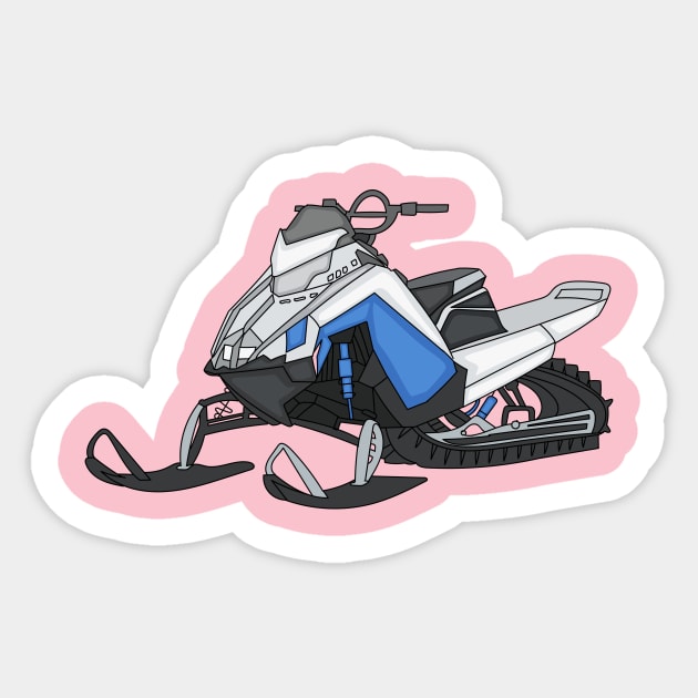 Snowmobile cartoon illustration - Snowmobile Cartoon Illustration ...