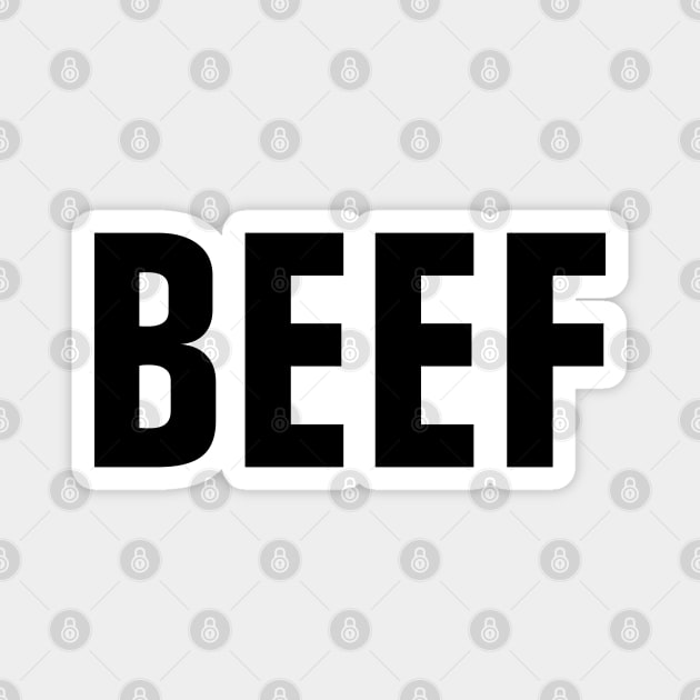 the word beef