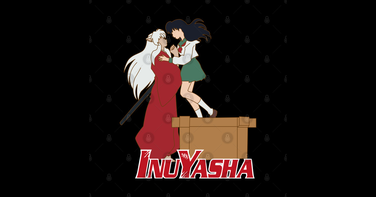 Silhouette design inspired by the anime Inuyasha - Anime Art - Sticker ...