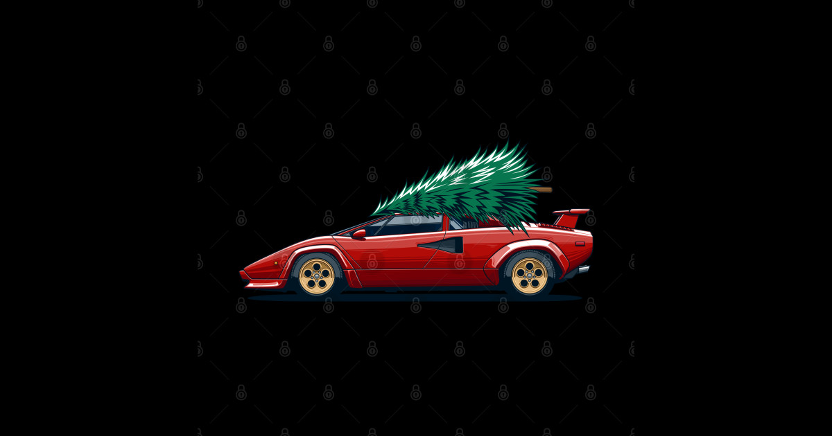 Countach - Lamborghini - Sticker | TeePublic