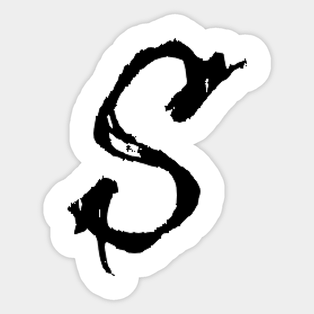Dark and Gritty letter S from the alphabet - Alphabet S - Sticker ...