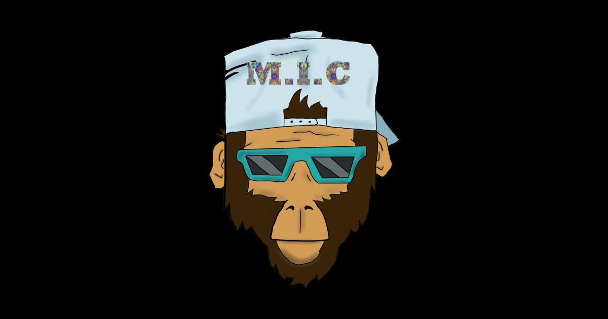 MIC Monkey Head - Mic Monkey - Sticker | TeePublic