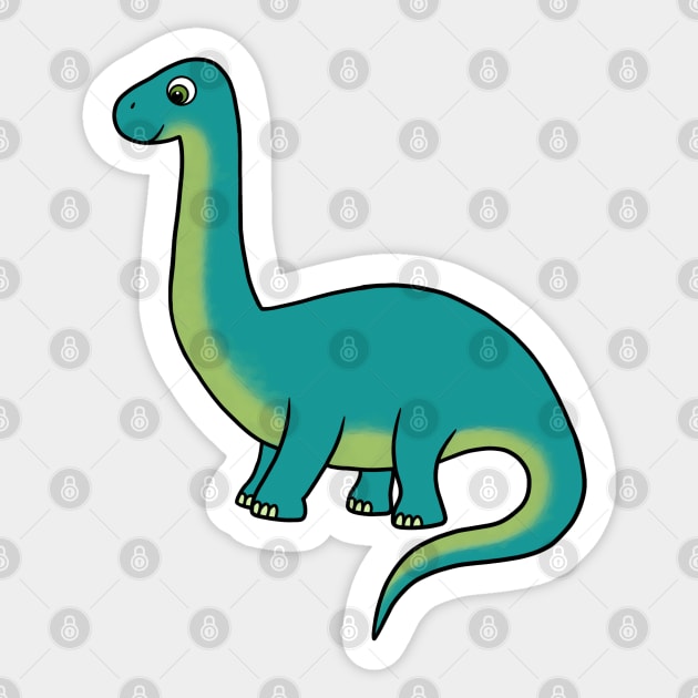 Bob the Brontosaurus - Dinosaur - Sticker | TeePublic