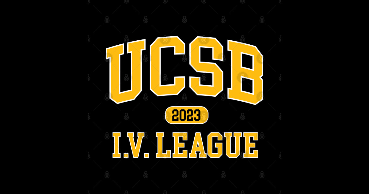 UCSB Class of 2023 - I.V. League - Ucsb - Sticker | TeePublic