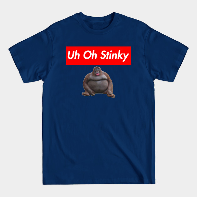 Uh Oh Stinky Monkey Meme - Uh Oh Stinky Poop - T-Shirt Designed & Sold ...
