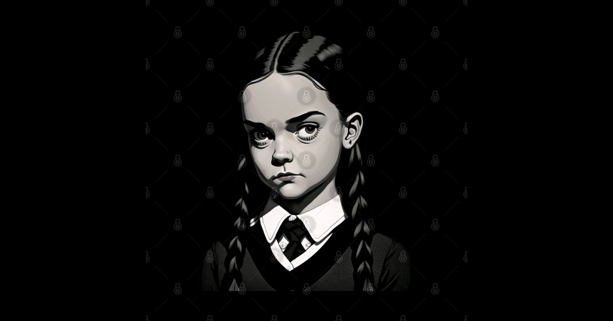 ADDAMS Family, Wednesday-inspired design, - Wednesday - Posters and Art ...