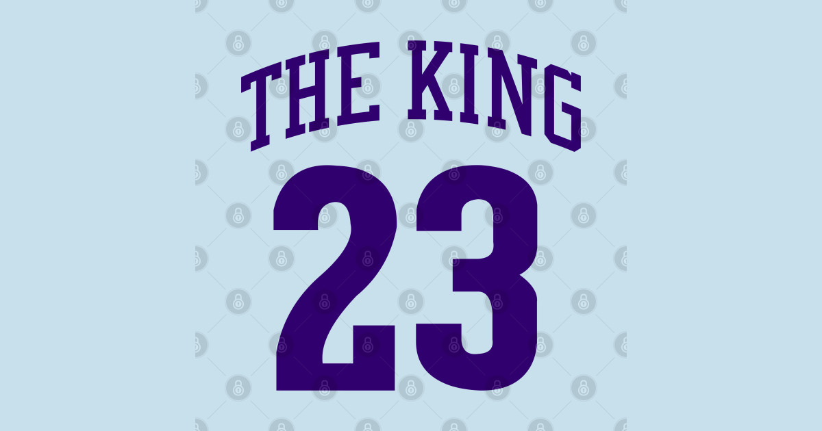 lebron james 23 the king - Lebron James - T-Shirt | TeePublic
