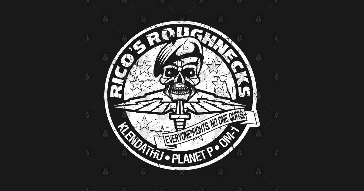Rico's Roughnecks (Panda Edition) - Starship Troopers - T-Shirt | TeePublic