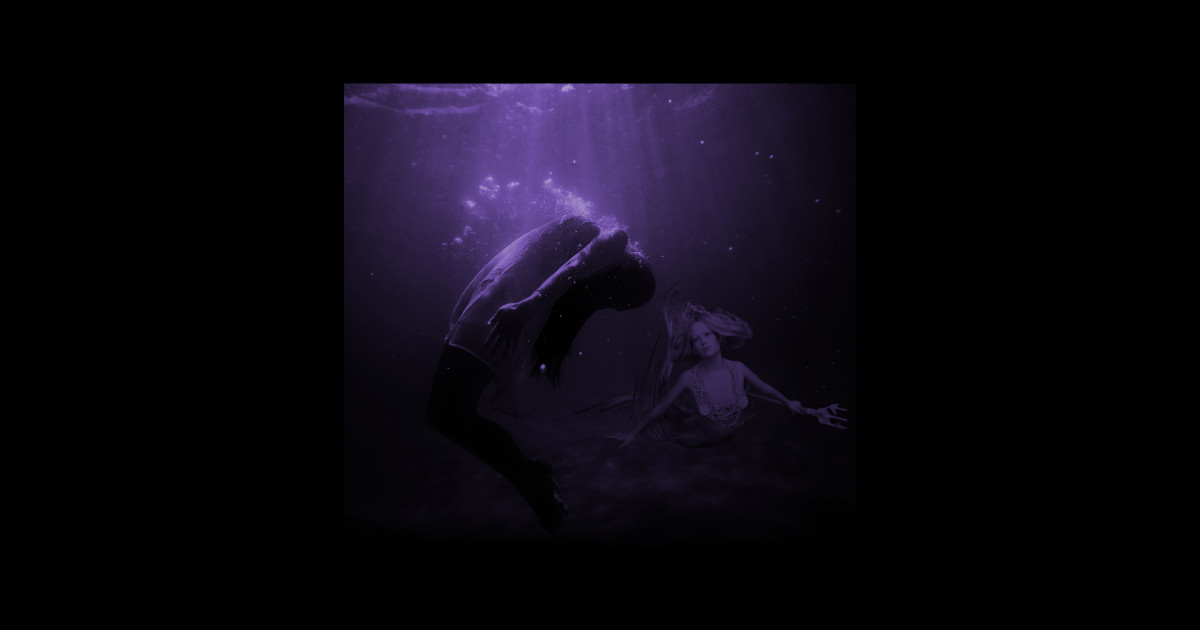 Mermaid Saves Drowning Victim in Purple Underwater Scene - Drowning ...