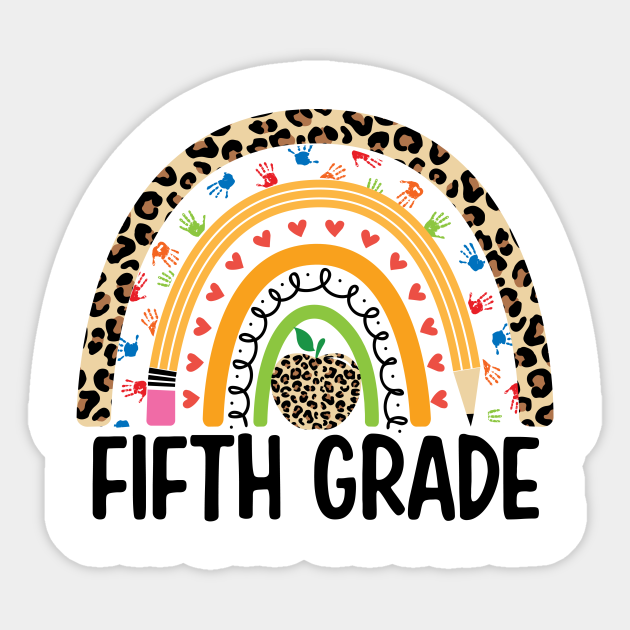 school fifth grade student - Fifth Grade - Sticker | TeePublic