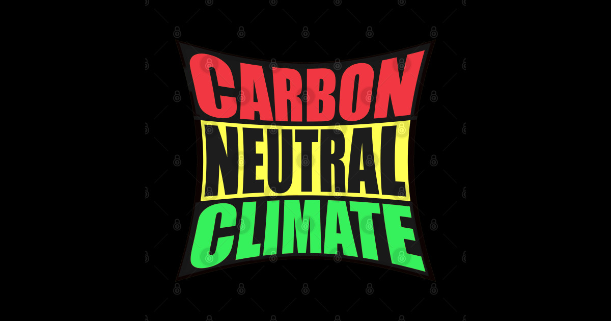 Climate Change Carbon Neutral - Carbon Neutral Climate Change - Sticker ...