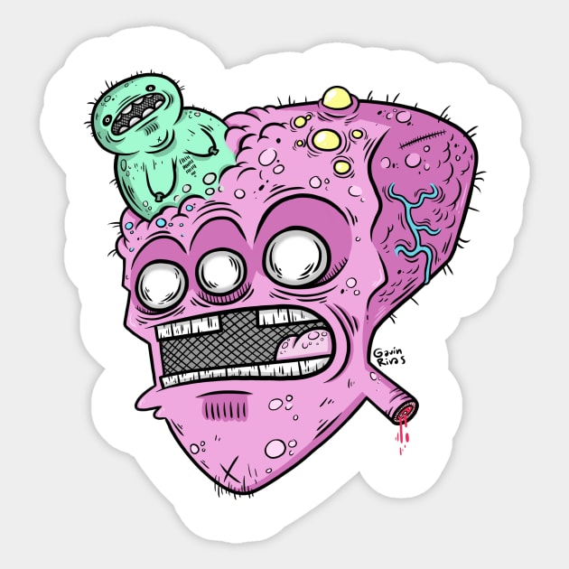 octtoid tumor - Tumor - Sticker | TeePublic