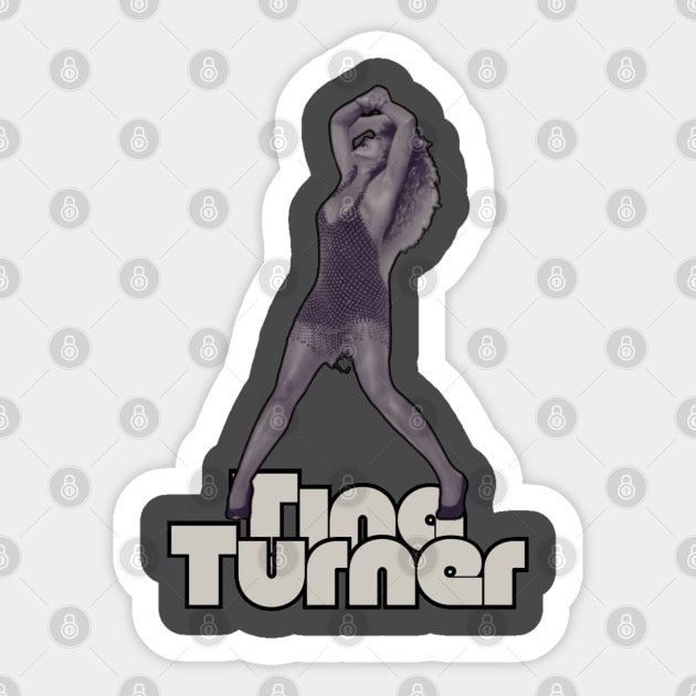 Tina turner///original vintage - Tina Turner - Sticker | TeePublic